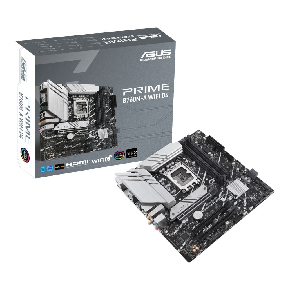เมนบอร์ด Asus Mainboard PRIME B760M-A WIFI D4 LGA-1700