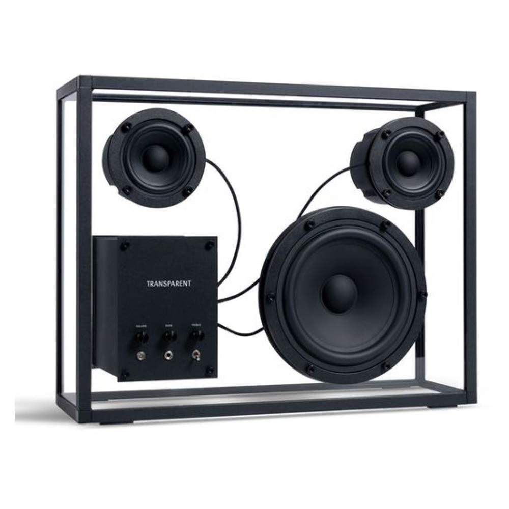 ลำโพงบลูทูธ Transparent Bluetooth Speaker Black