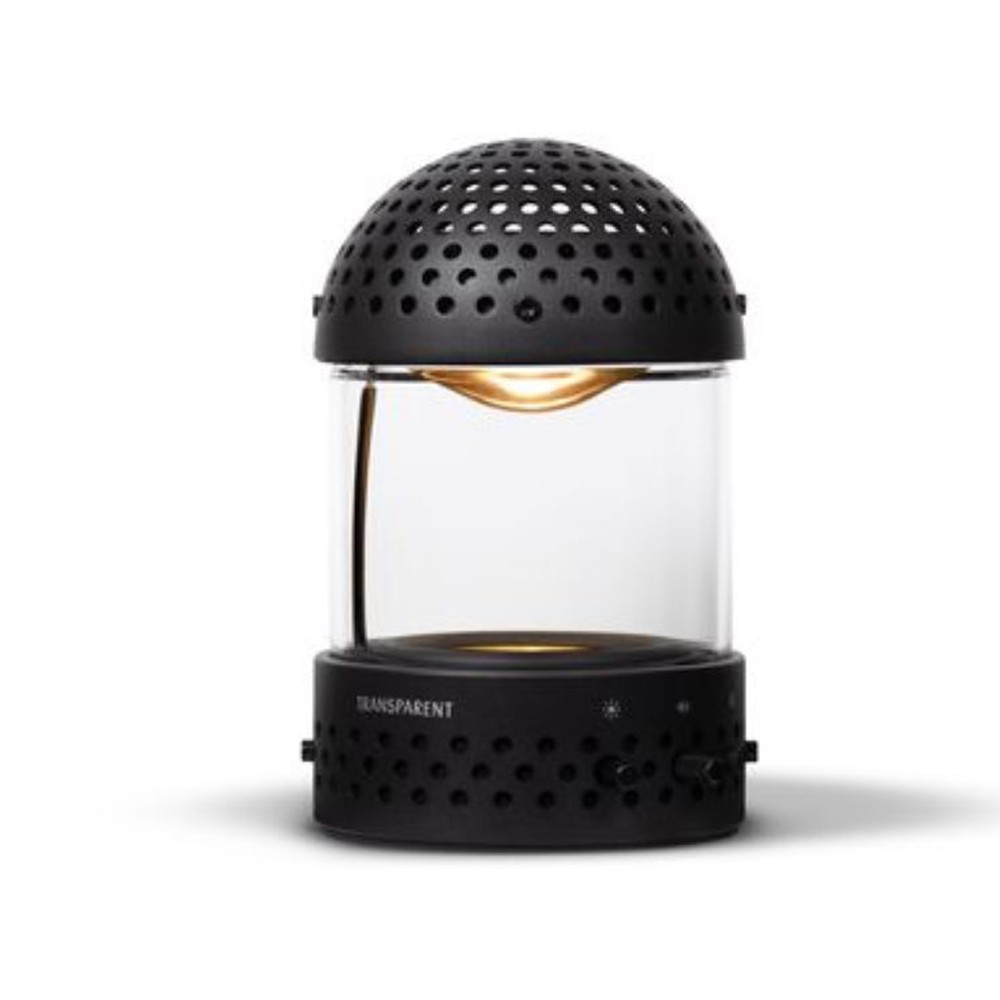 ลำโพงบลูทูธ Transparent Bluetooth Speaker Light Black