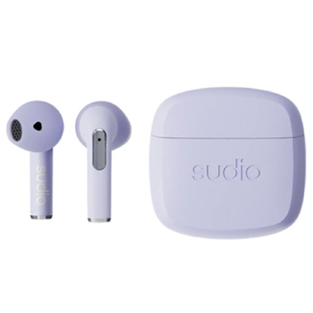 หูฟังไร้สายพร้อมเคสชาร์จ Sudio N2 Purple