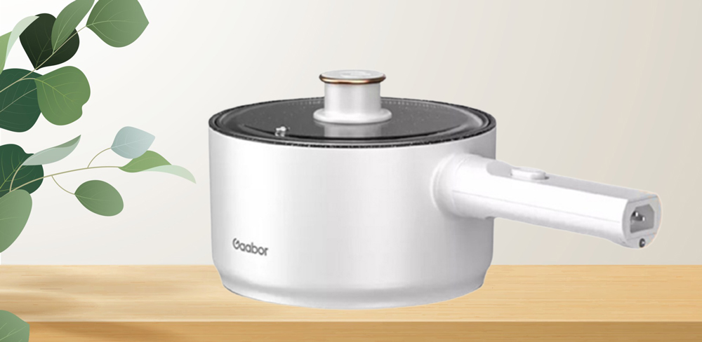 หม้ออเนกประสงค์ Gaabor Electric Cooking Pot White มีด้ามจับ อุ่นอาหาร ...