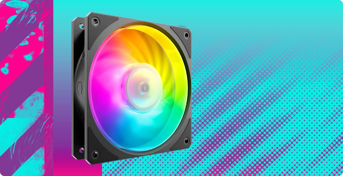 พัดลมเคส Cooler Master FAN Mobius 120P ARGB