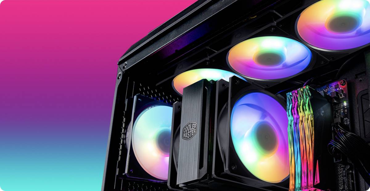 พัดลมเคส Cooler Master FAN Mobius 120P ARGB