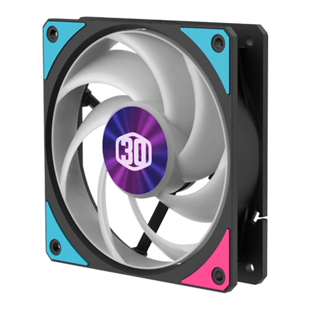 พัดลมเคสคอม Cooler Master FAN Mobius 120P ARGB 30th Anniversary Edition