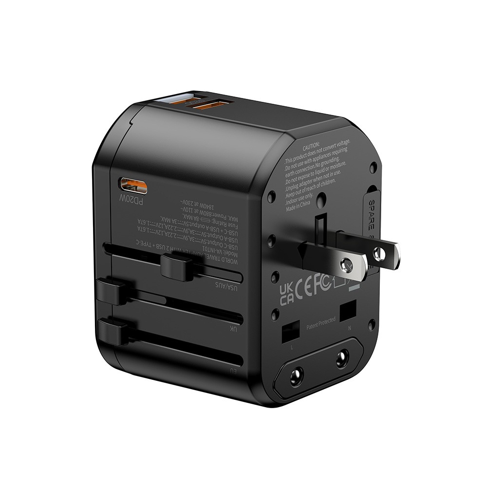 ปลั๊กไฟอเนกประสงค์ Veger Universal Adapter (VA-INT01) Black