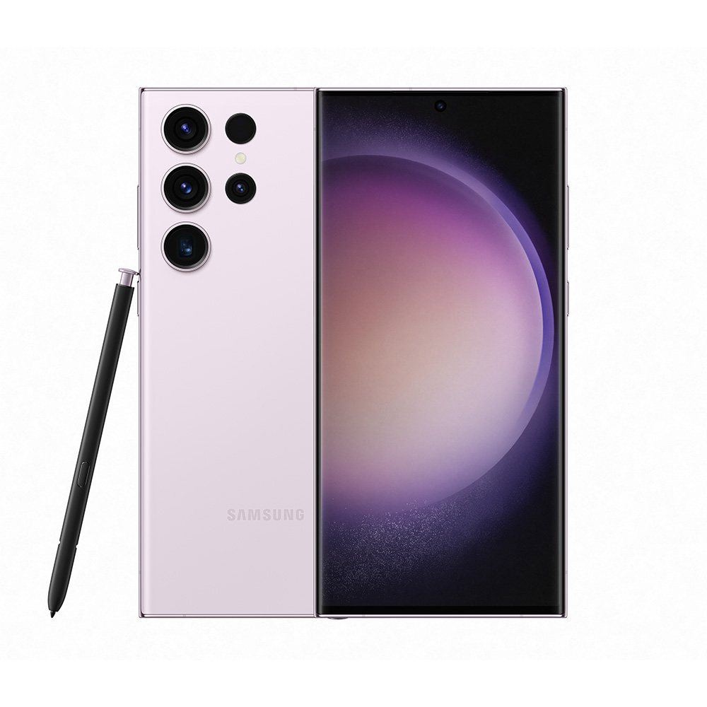 สมาร์ทโฟน Samsung Galaxy S23 Ultra (8+256) Lavender (5G) มาพร้อมกล้อง ...