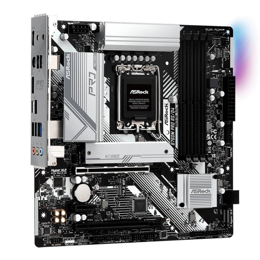 เมนบอร์ด ASRock Mainboard B760M Pro RS/D4 DDR4 LGA-1700