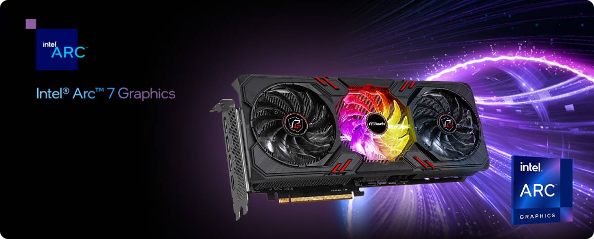 การ์ดจอ ASRock VGA Intel ARC A770 Phantom Gaming D OC 8GB GDDR6 256-bit