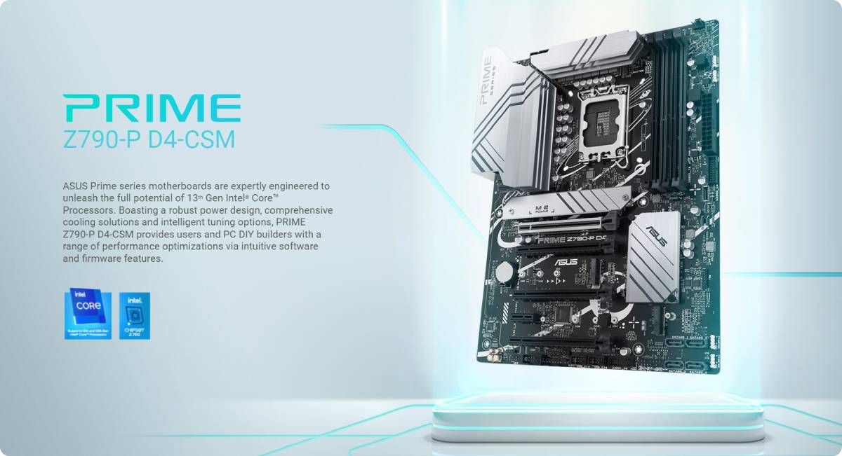 เมนบอร์ด Asus Mainboard PRIME Z790-P D4-CSM