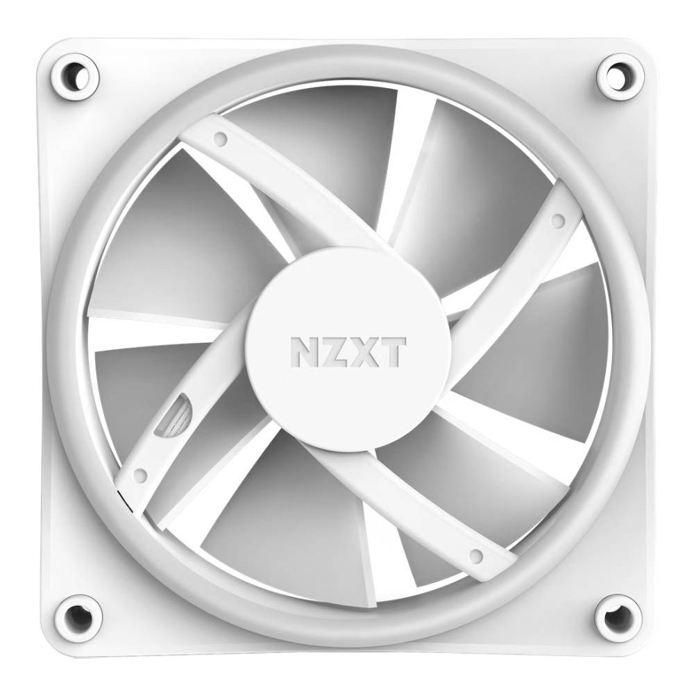 พัดลมคอม NZXT FAN F120 120mm (1x120mm) RGB DUO White : RF-D12SF-W1
