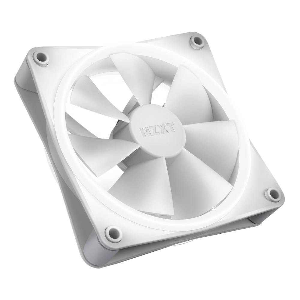 พัดลมคอม NZXT FAN F120 120mm (3x120mm) RGB DUO White : RF-D12TF-W1