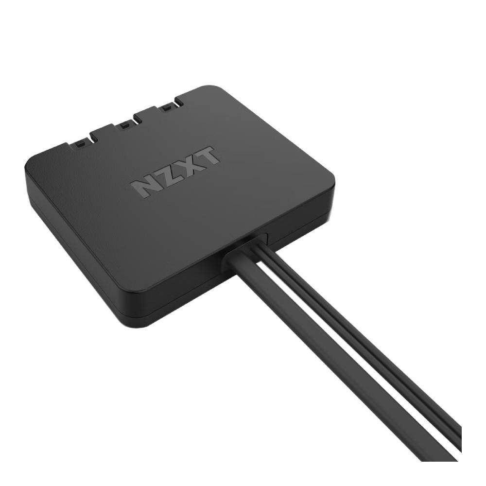 พัดลมคอม NZXT FAN F140 140mm (2x140mm) RGB DUO Black : RF-D14DF-B1