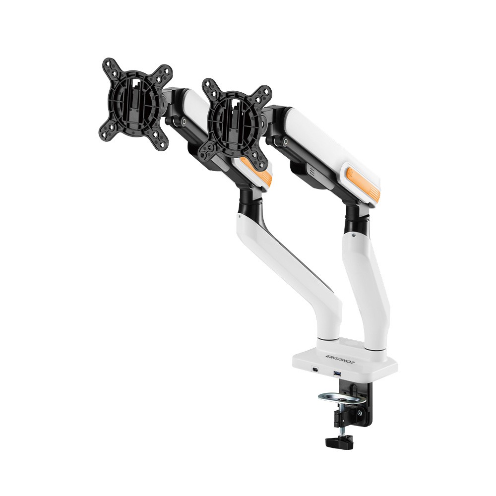 แขนจับจอมอนิเตอร์ ERGONOZ Dual Monitor Arm Twin Trazer (EGN-TRAZER-D ...