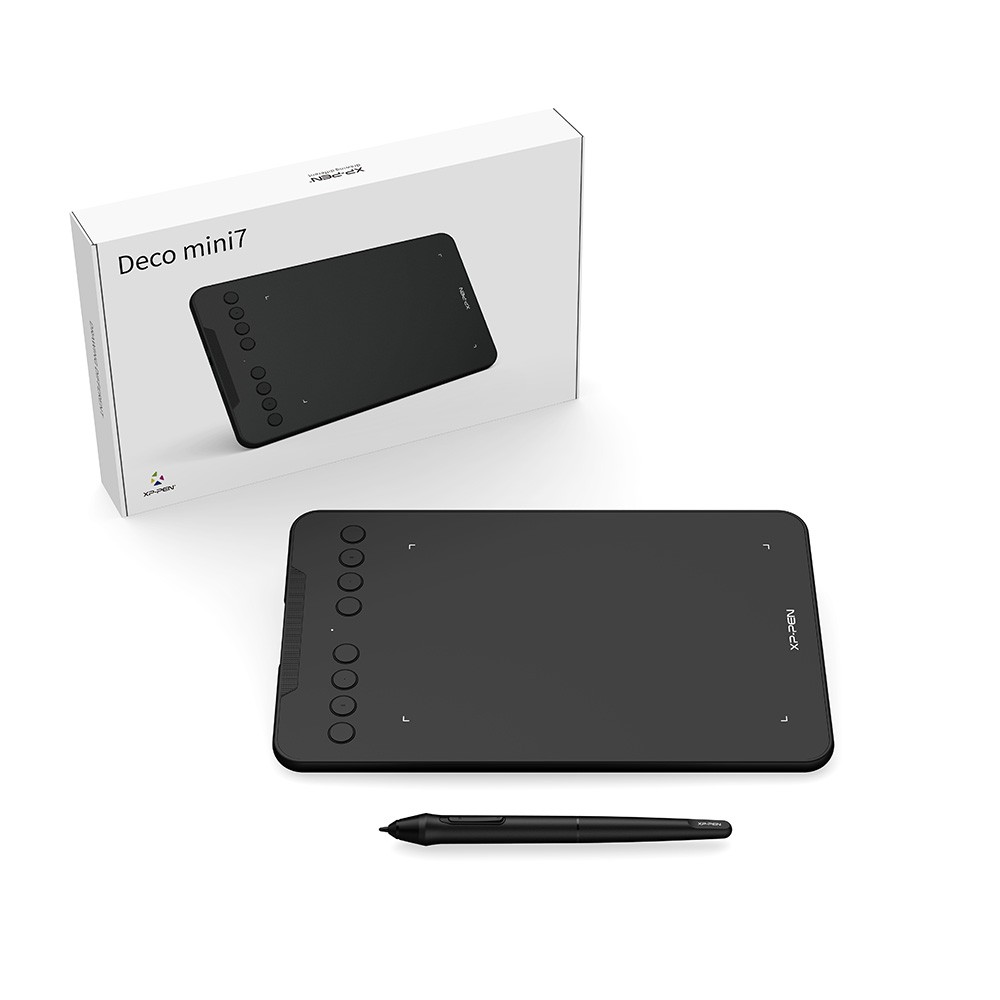 เมาส์ปากกา XP-PEN Mouse Pen Deco mini 7 Black