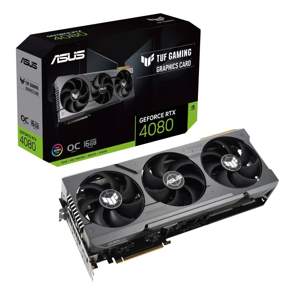 การ์ดจอ ASUS VGA TUF-RTX4080-O16G-GAMING 16GB GDDR6X 256-bit