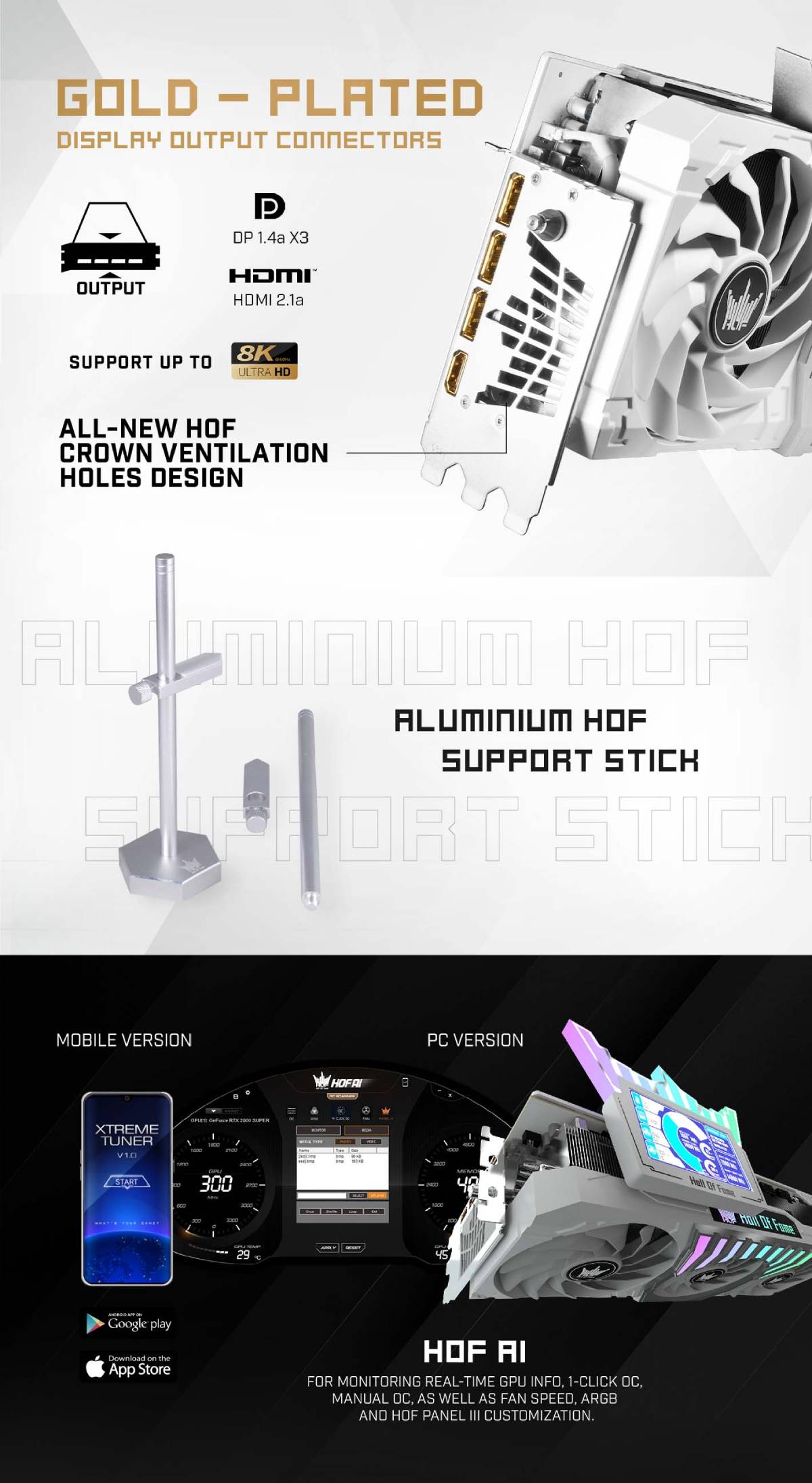 การ์ดจอ GALAX VGA GeForce RTX 4090 HOF 24GB GDDR6X 384-bit