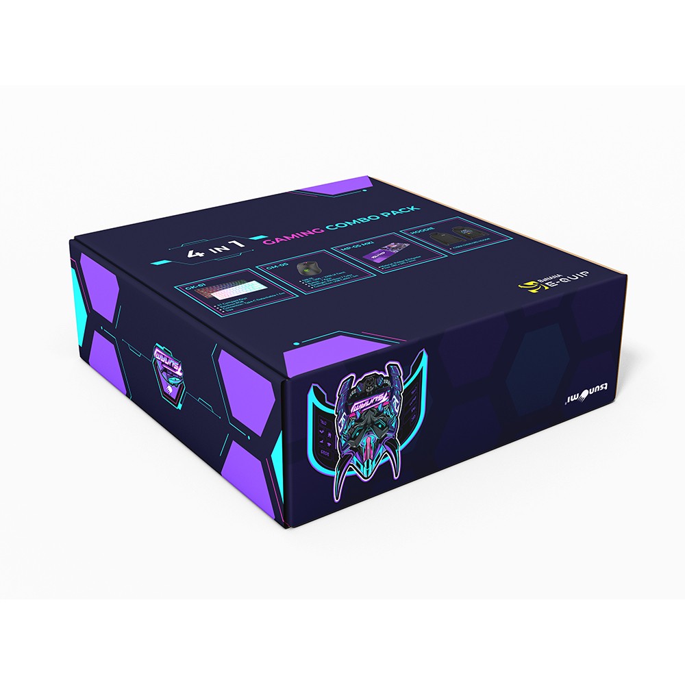 ชุดคอมโบเกมมิ่ง Tsunami Gaming Combo Pack Modern Starter 4 in 1