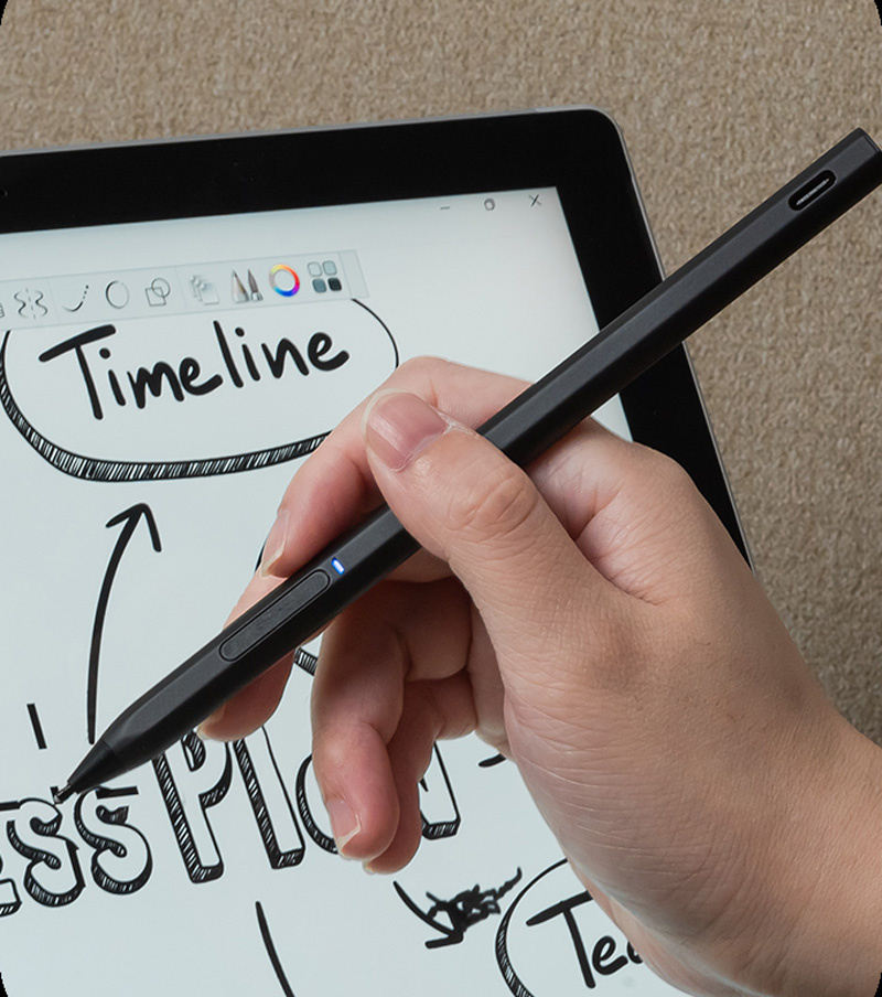 ปากกาสไตลัส Adonit Stylus Neo Ink Graphite Black เพื่อการเขียนที่สมจริง ...