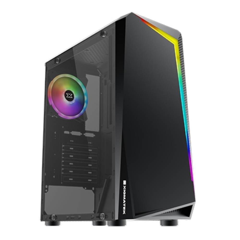 เคสคอมพิวเตอร์ Xigmatek Computer Case Vortex Black