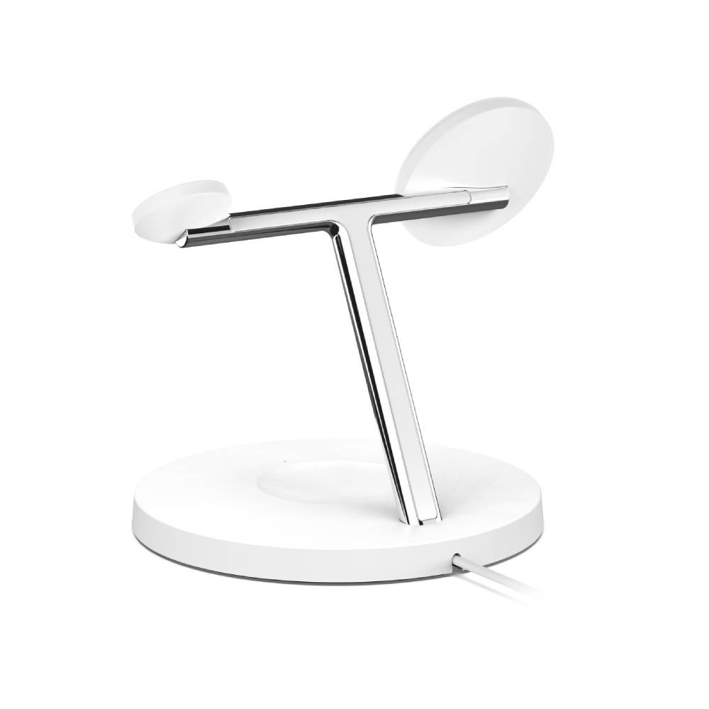 แท่นชาร์จไร้สาย Belkin 3-in-1 Wireless Charger PRO MagSafe 15W White ...