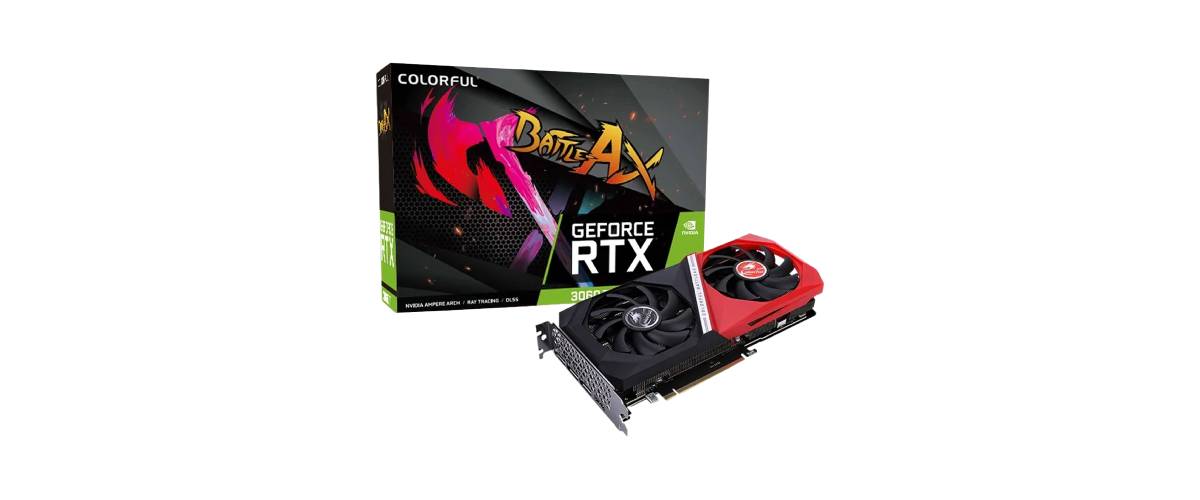 การ์ดจอ COLORFUL RTX 3060 Ti NB DUO G6X-V 8GB GDDR6X 256-bit