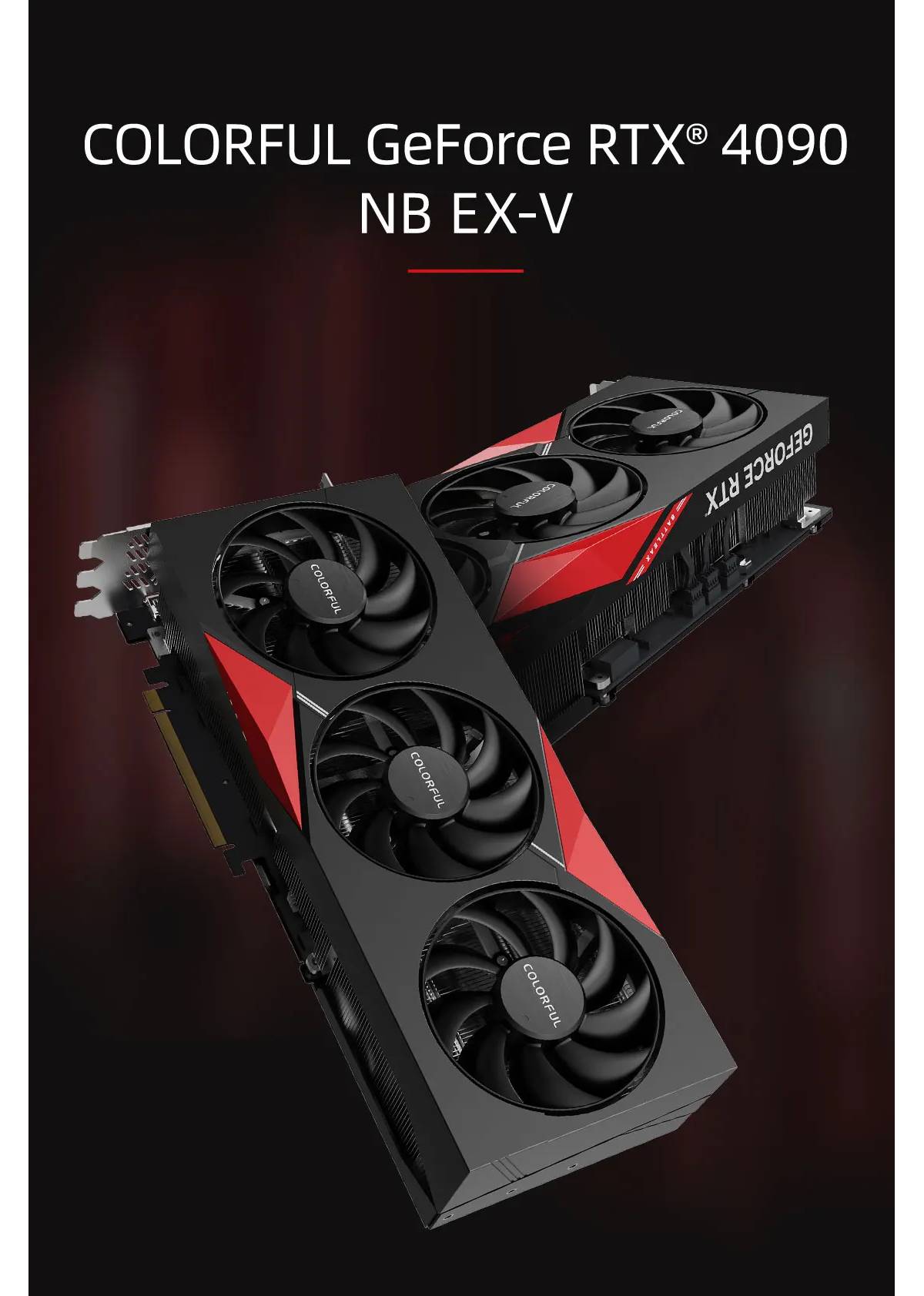 การ์ดจอ COLORFUL VGA RTX 4090 NB EX-V 24GB GDDR6X 384-bit