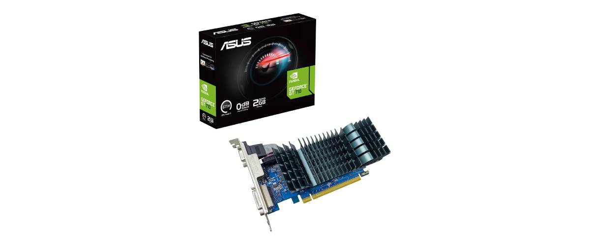 การ์ดจอ ASUS VGA GT710-SL-2GD3-BRK-EVO 2GB DDR3 64-bit