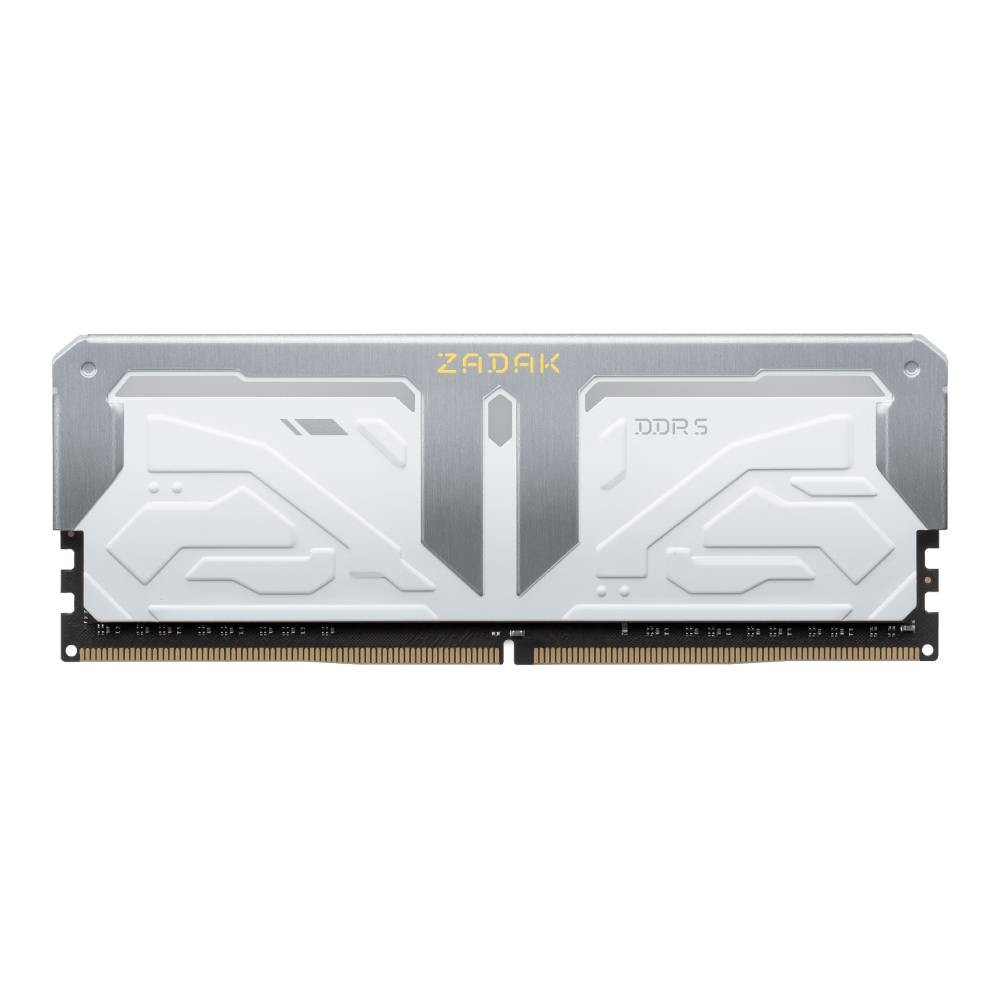 แรมพีซ๊ ZADAK Ram PC DDR5 16GB/5200MHz.CL38 (16GBx1) Spark RGB White
