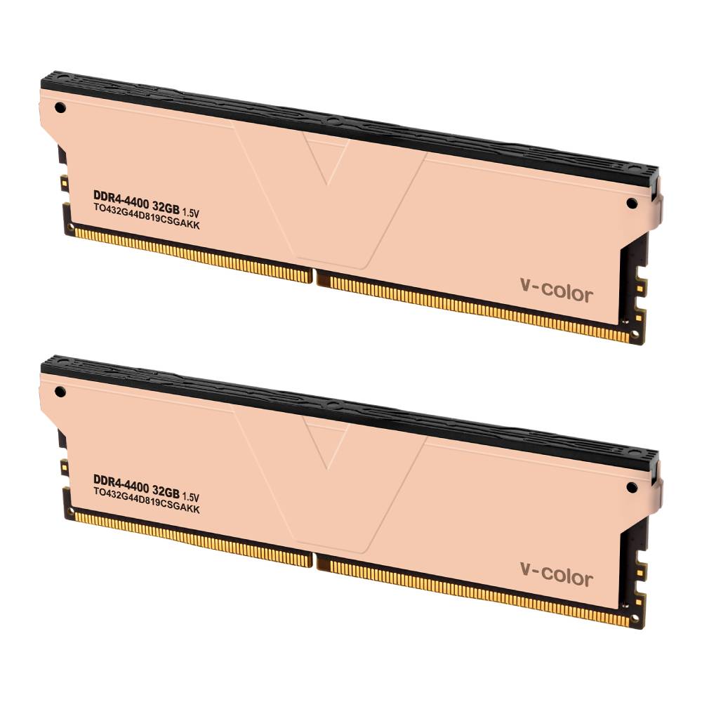 แรมพีซี v-color Ram PC DDR4 64GB/4400MHz.CL19 (32GBx2) Skywalker Plus ...