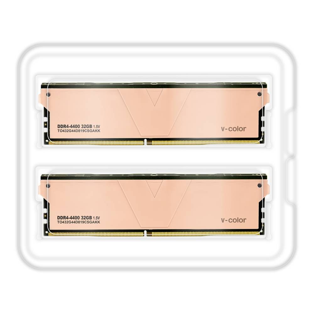 แรมพีซี v-color Ram PC DDR4 64GB/4400MHz.CL19 (32GBx2) Skywalker Plus ...