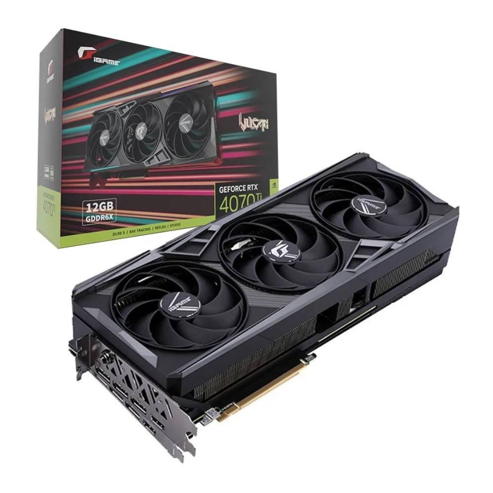 การ์ดจอ COLORFUL iGame RTX 4070 Ti Vulcan OC-V 12GB GDDR6X 192-bit