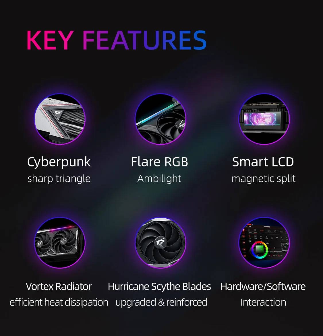 การ์ดจอ COLORFUL VGA iGame RTX 4070 Ti Vulcan OC-V 12GB GDDR6X 192-bit