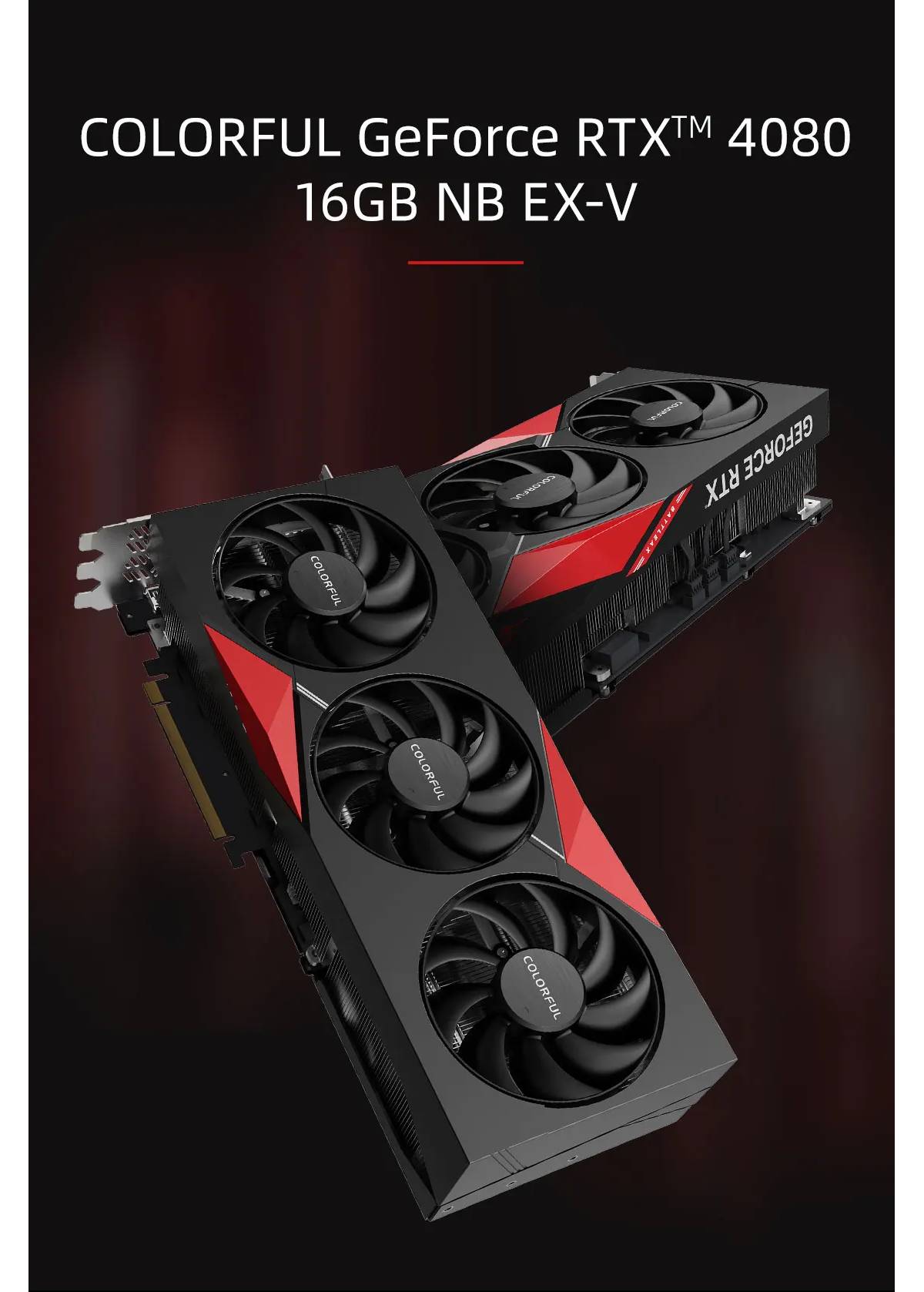 การ์ดจอ COLORFUL iGame RTX 4080 NB EX-V 16GB GDDR6X 256-bit