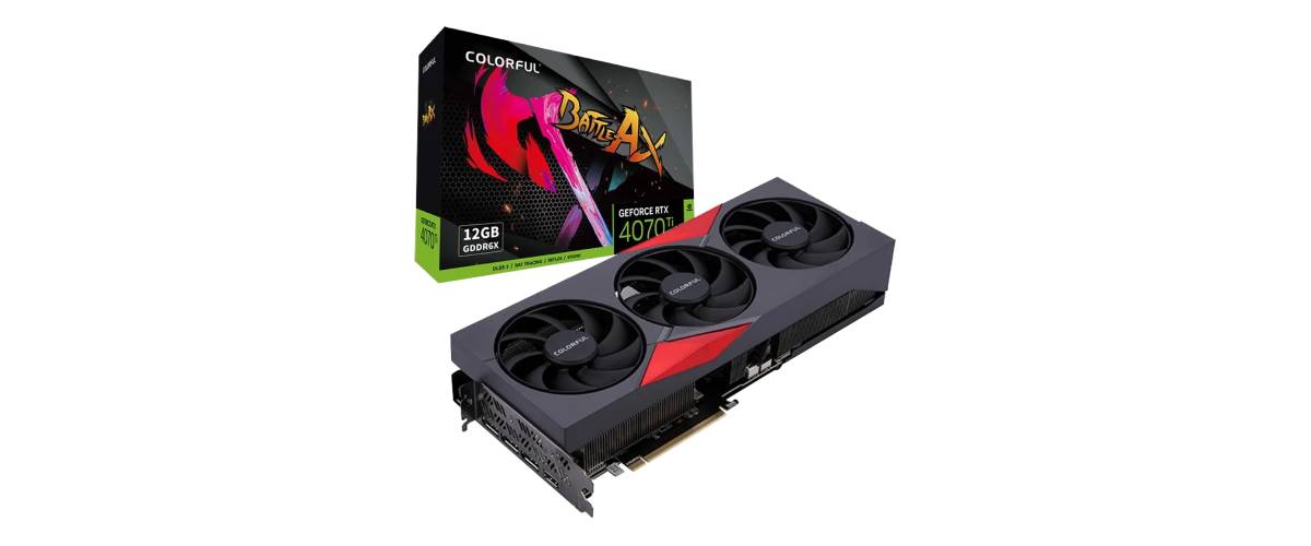 การ์ดจอ COLORFUL RTX 4070 Ti NB EX-V 12GB GDDR6X 192-bit