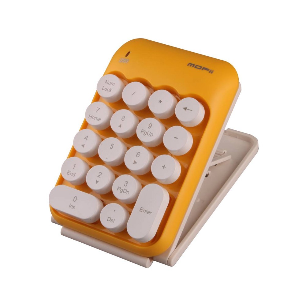แป้นพิมพ์ตัวเลขไร้สาย MOFii Biscuit - Yellow