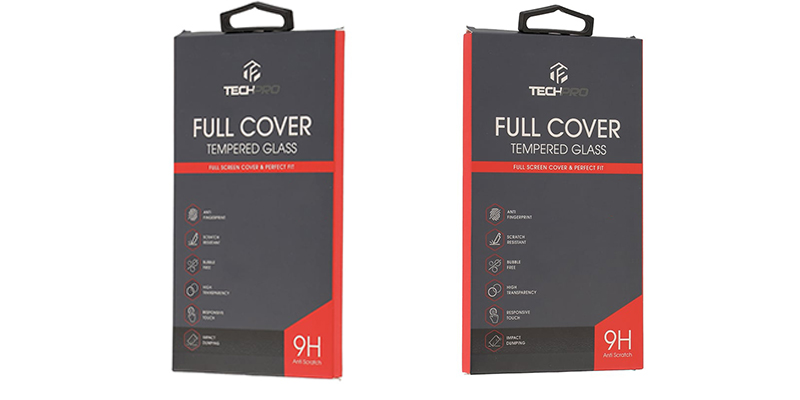 TECHPRO TG FF iPhone 14 Black (F+B)