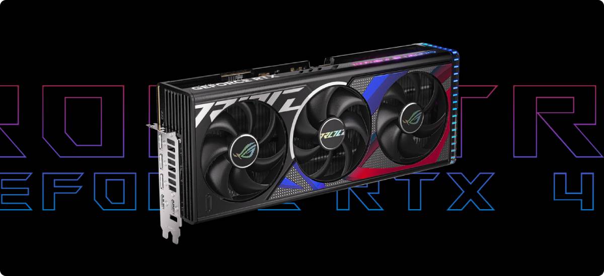 การ์ดจอ Asus VGA ROG-STRIX-RTX4090-O24G 24GB GDDR6X 384-bit