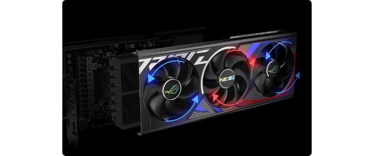 การ์ดจอ Asus VGA ROG-STRIX-RTX4090-O24G 24GB GDDR6X 384-bit