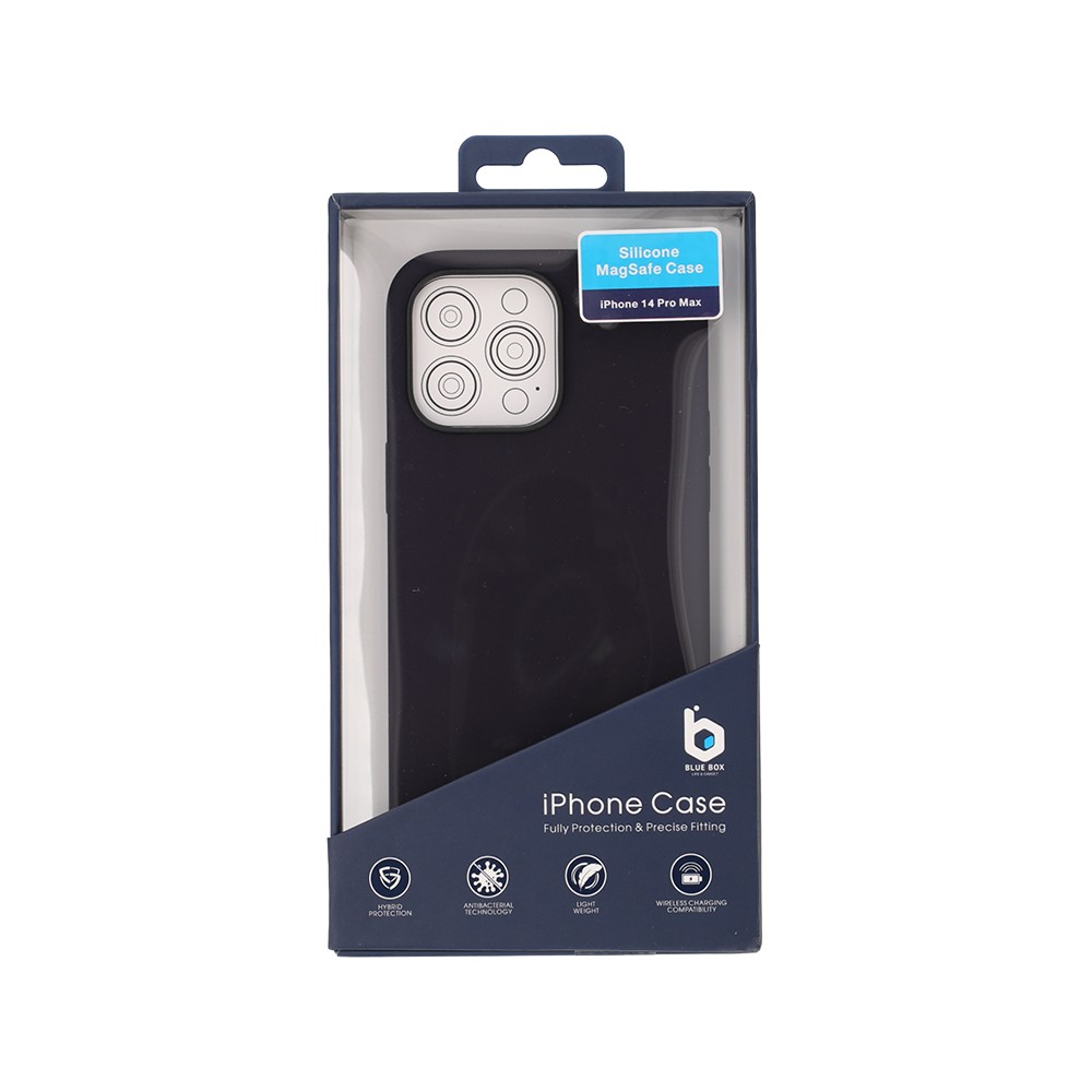 Blue Box เคส iPhone 14 Pro Max Silicone Magsafe - Plum Purple