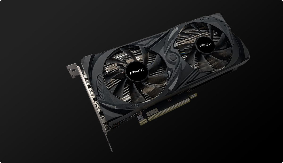 การ์ดจอ PNY VGA GeForce RTX 3060 UPRISING Dual Fan 12GB GDDR6 192-bit