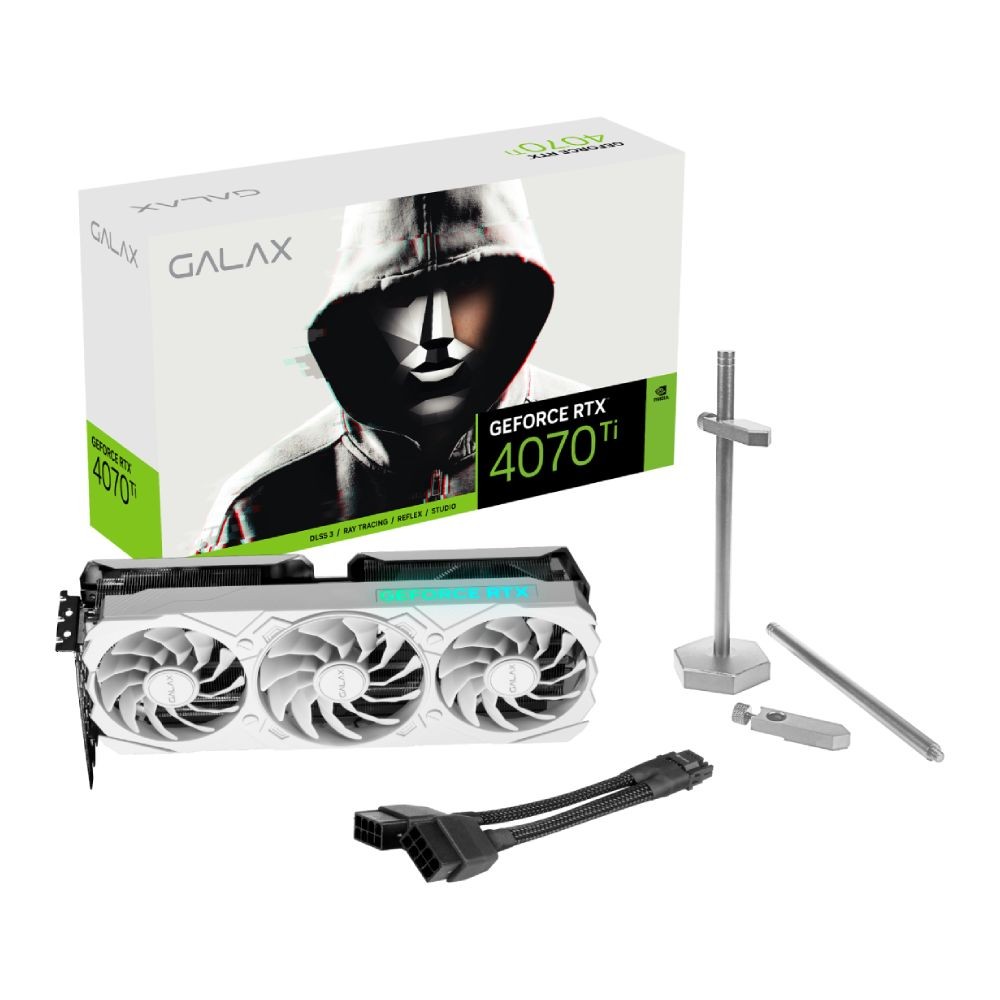 การ์ดจอ GALAX VGA RTX 4070 TI EX GAMER WHITE 12GB GDDR6X 192-bit