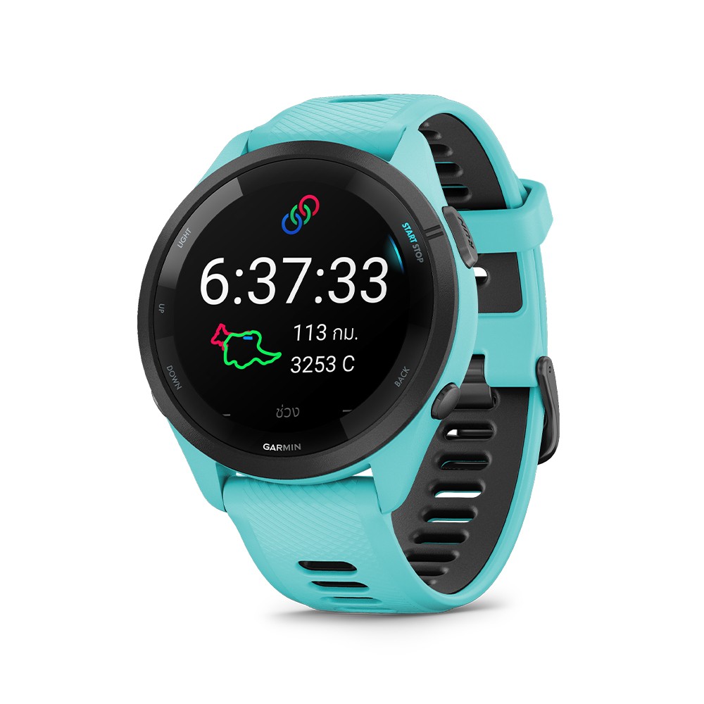 สมาร์ทวอทช์ Garmin Forerunner 265 Music Aqua AMOLED