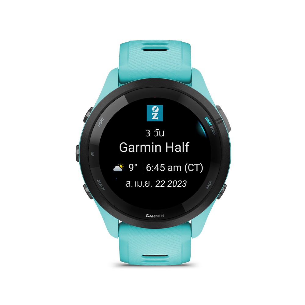 สมาร์ทวอทช์ Garmin Forerunner 265 Music Aqua AMOLED