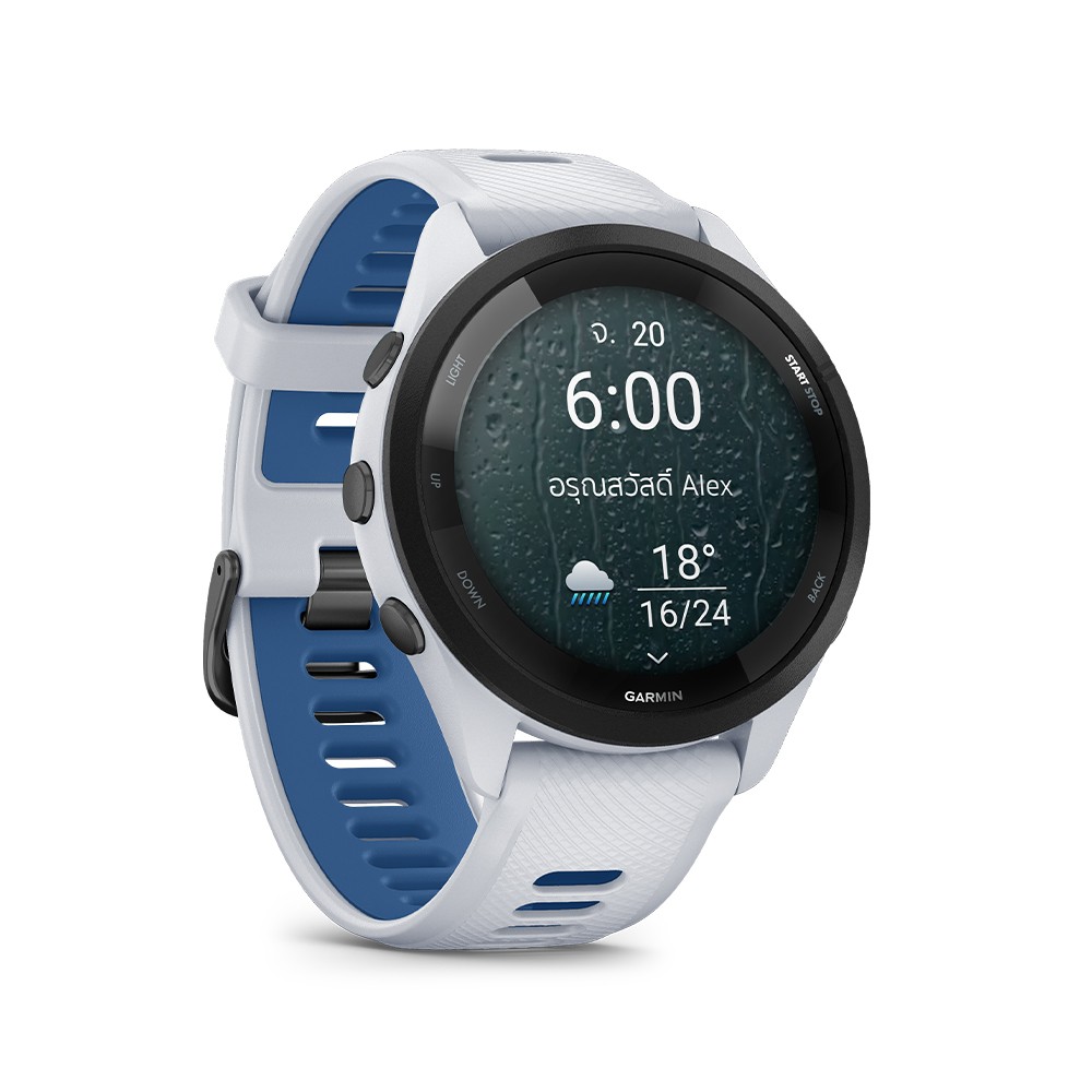 สมาร์ทวอทช์ Garmin Forerunner 265 Music Whitestone AMOLED