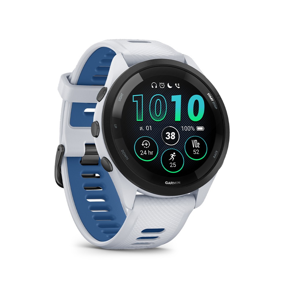 สมาร์ทวอทช์ Garmin Forerunner 265 Music Whitestone AMOLED