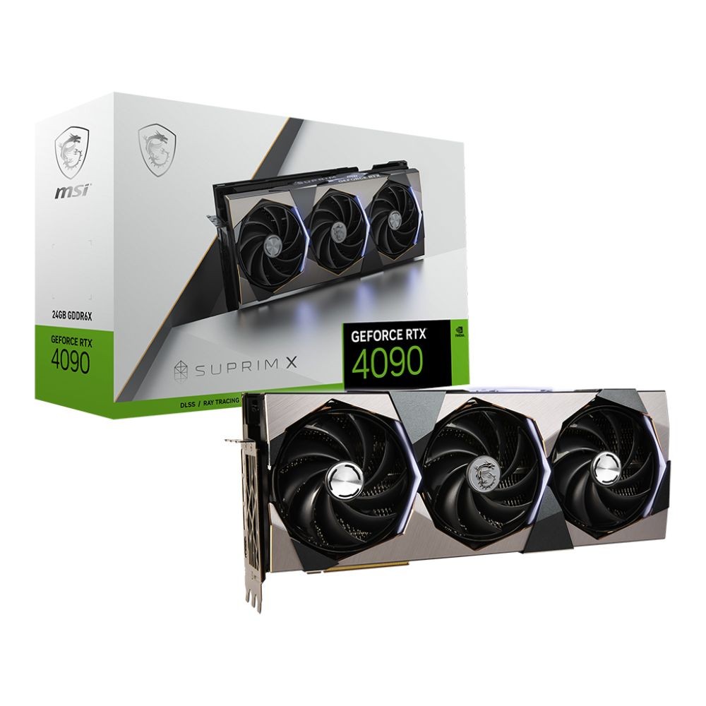 การ์ดจอ MSI VGA GeForce RTX 4090 SUPRIM X 24GB GDDR6X 384-bit