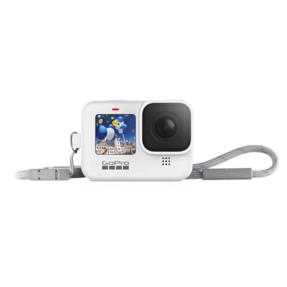 เคสซิลิโคนโกโปร GoPro Sleeve + Lanyard For HERO 11/10/9 White