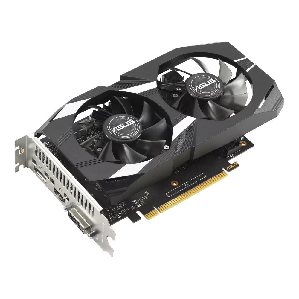 การ์ดจอ ASUS VGA DUAL-GTX1650-O4GD6-P-V2 4GB GDDR6 128-bit