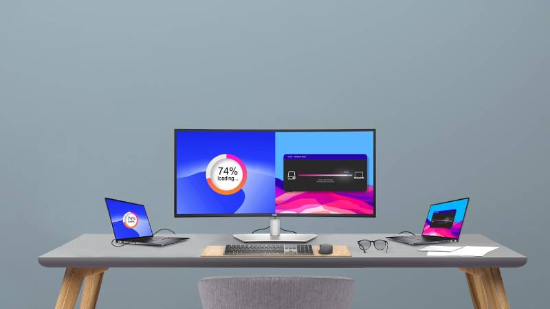 จอมอนิเตอร์ DELL MONITOR UltraSharp U3423WE (IPS 2K 60Hz Curved USB-C ...