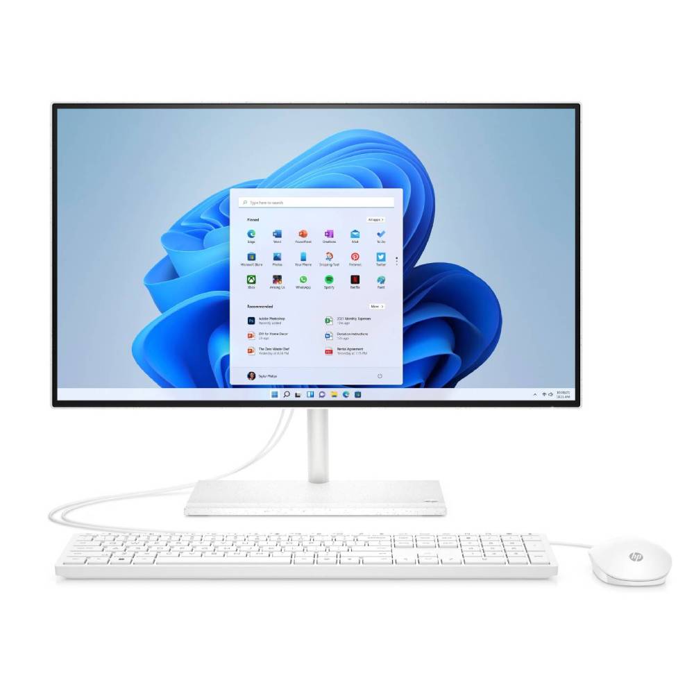 คอมพิวเตอร์ออลอินวัน HP Desktop All-in-One 24-CK0017D White